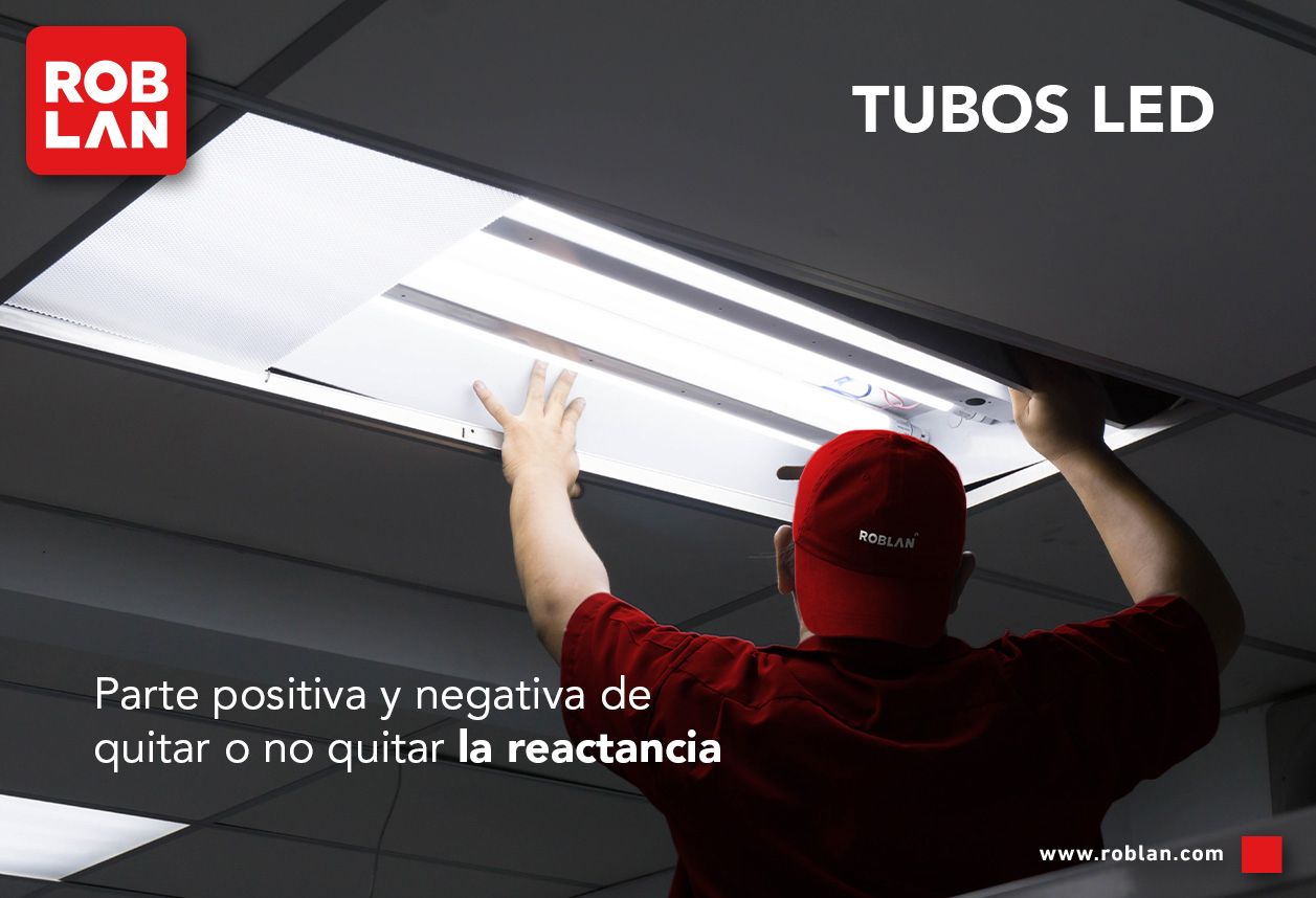Tubo fluorescente: parte positiva y negativa de quitar o no quitar la ...